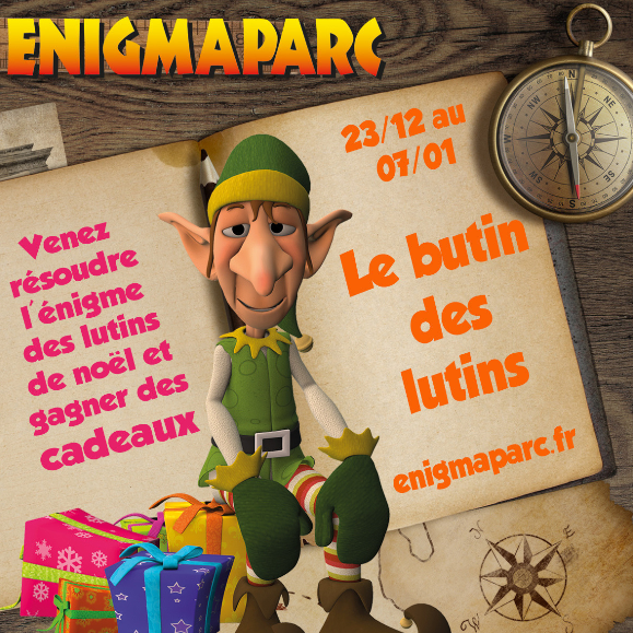 Lutins De Noël : Jeu Concours De Noël | Enigmaparc, Rennes